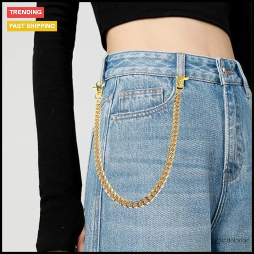 Accessories | Heavy Duty Metal Wallet Chain Keychain For Pants | Poshmark